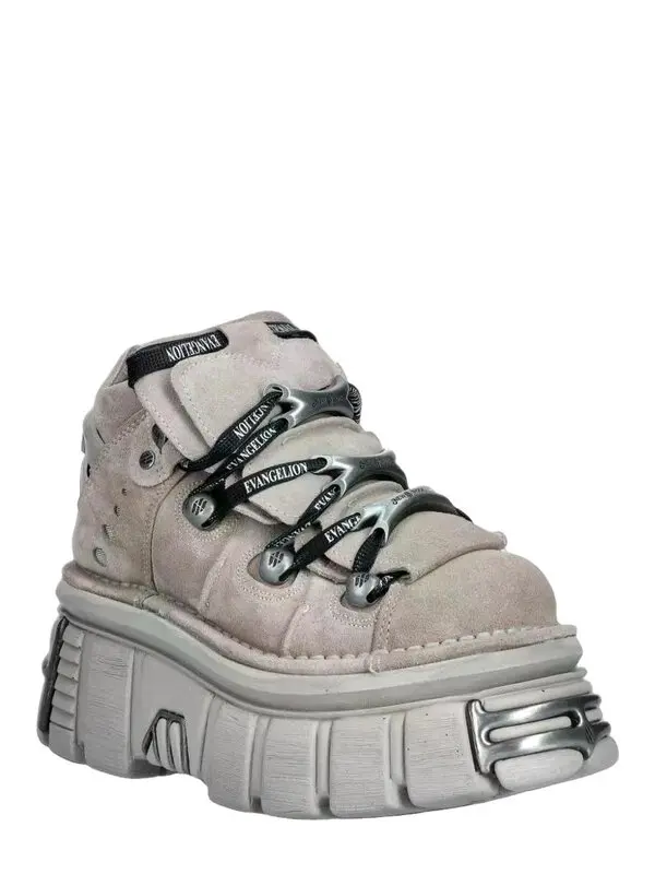NEW ROCK Evangelion Platform Boots - Grey