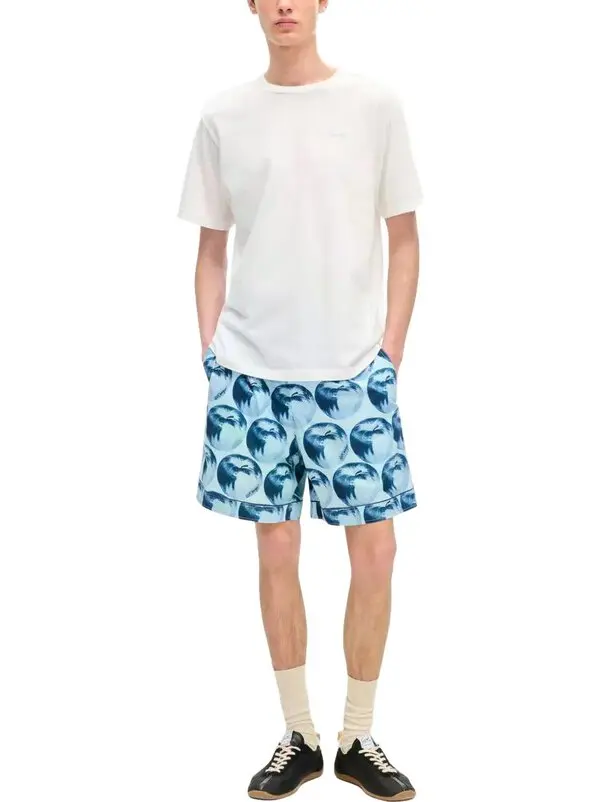 Kenzo Apple Pop Bermuda Shorts - Blue