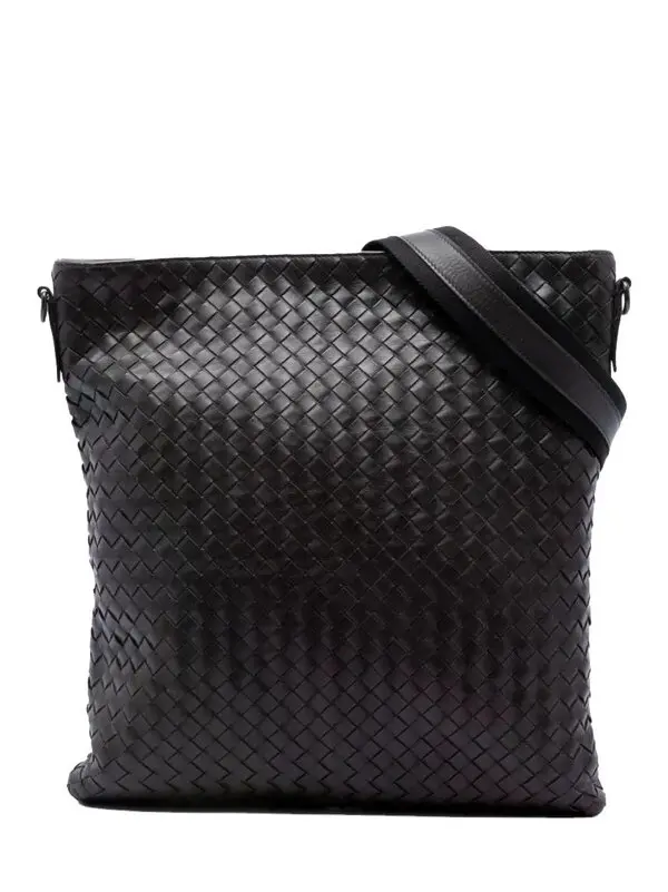 Bottega Veneta Nappa Intrecciato Vn Cross Body Bag - Brown