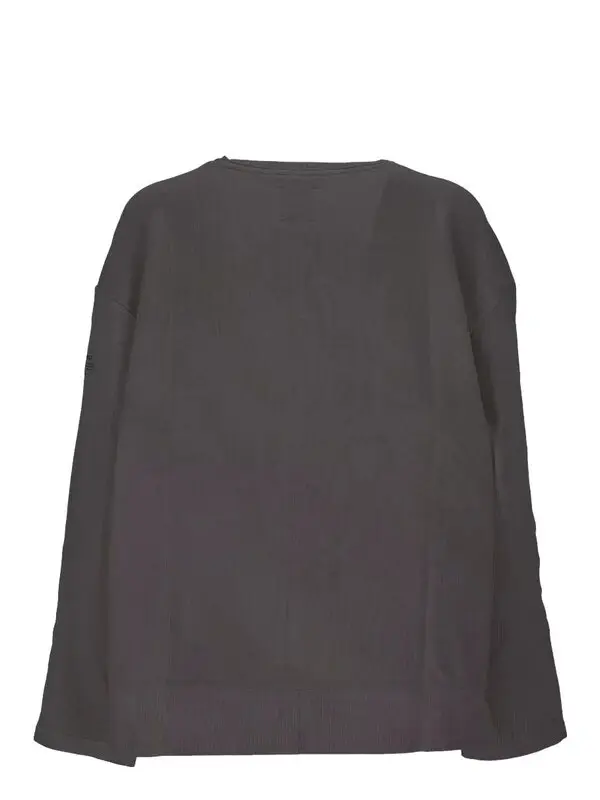 ECOALF Exposed-seam Cotton Sweater - Grey