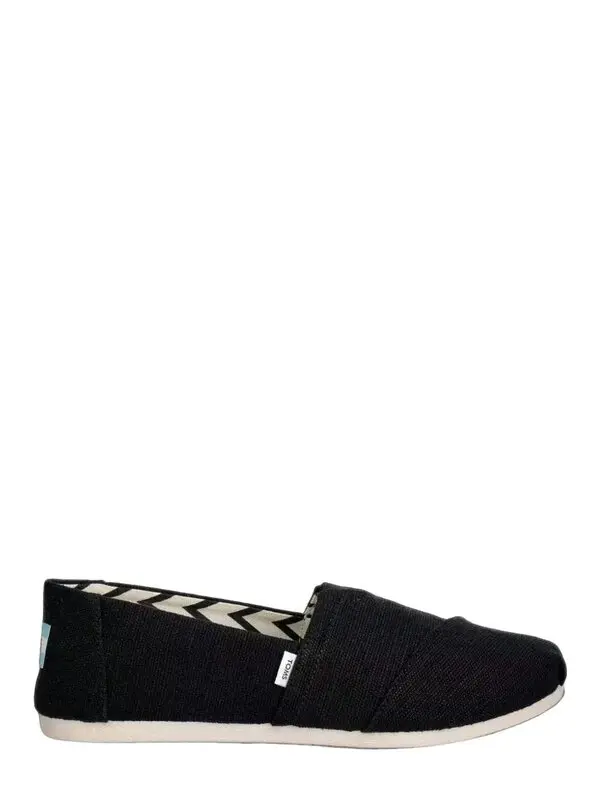 Toms Alpargata Canvas Slip-on Espadrilles - Black