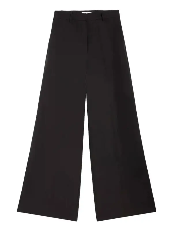 Ermanno Scervino Wide-leg Tailored Trousers - Black