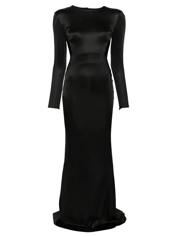 Co Cut-out Backless Maxi Dress - Black