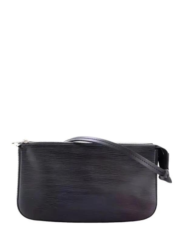 LOUIS VUITTON Pochette Accessoires Nm Epi Leather Clutch Bag - Black
