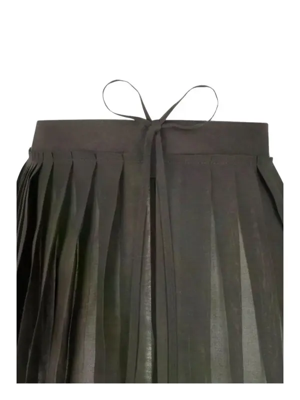 AMOMENTO Pleated Belt - Brown