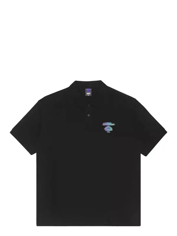 AAPE BY *A BATHING APE Moonface Polo Shirt - Black