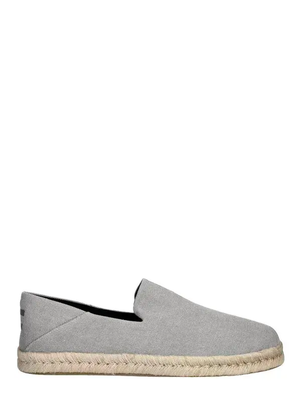 Toms Santiago Slip-on Braided Espadrilles - Grey