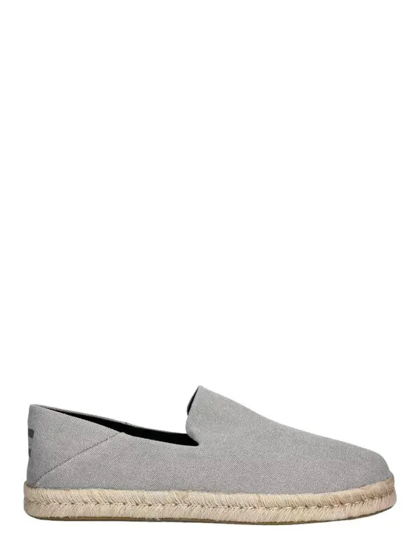 Toms Santiago Slip-on Braided Espadrilles - Grey