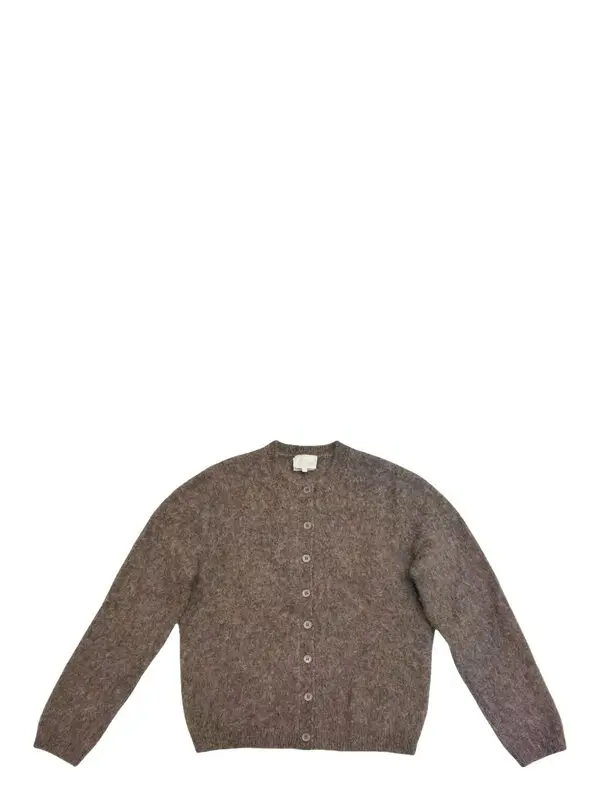 A.p.c. Marion Taupe Alpaca-wool Cardigan - Brown
