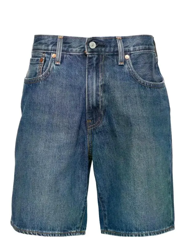 LEVI'S 468™ Stay Loose Faded Denim Shorts - Blue