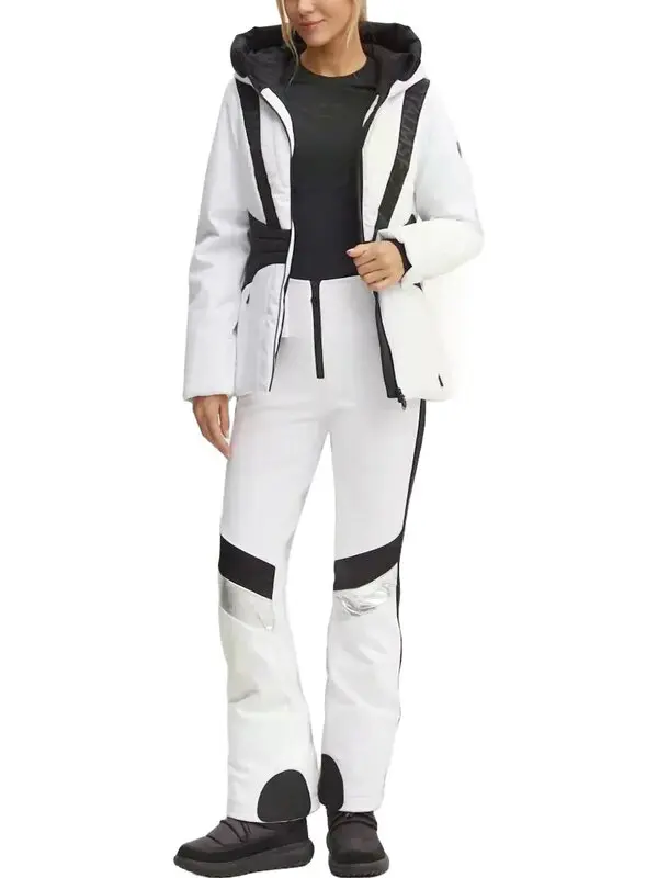 SPORTALM Logo-tape Quilted Ski Jacket - White
