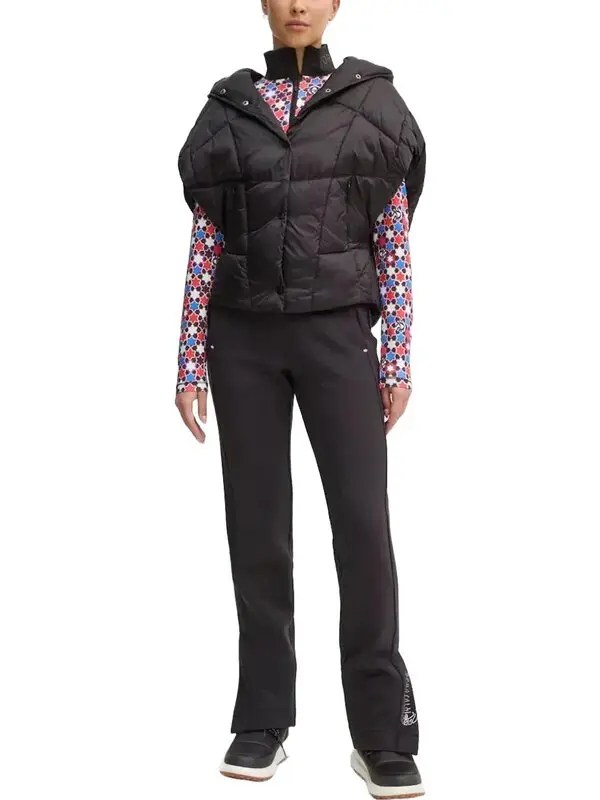 SPORTALM Columbus Logo-print Slit-hem Ski Pants - Black