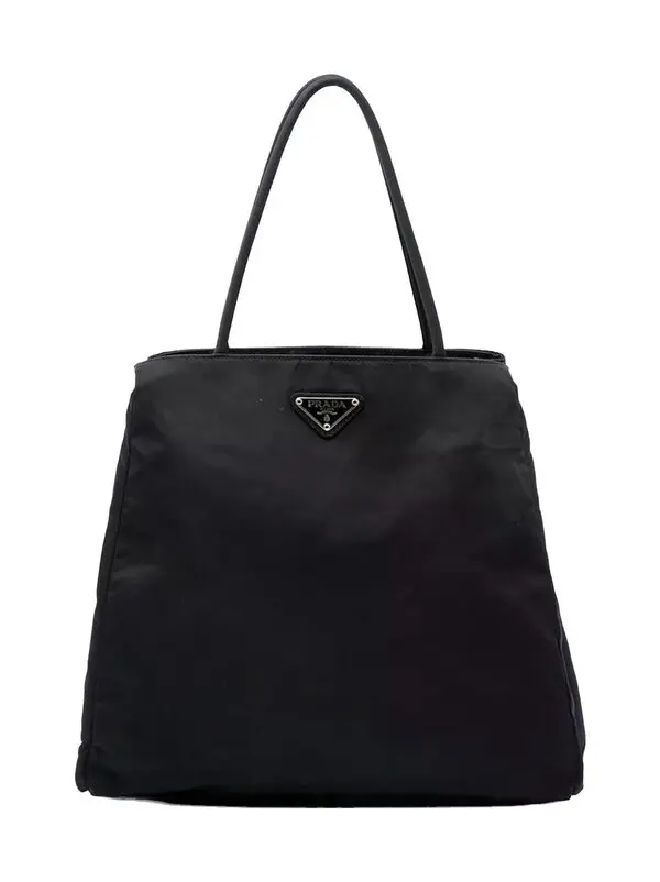 Prada 2000-2013 Tessuto City Tote Bag - Black