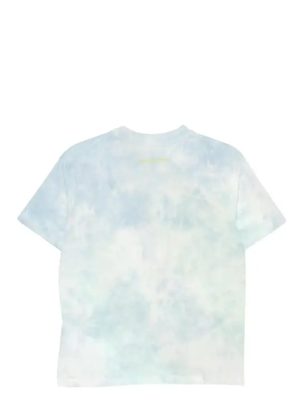 Casablanca Tie-dye Smiley-print T-shirt - Blue