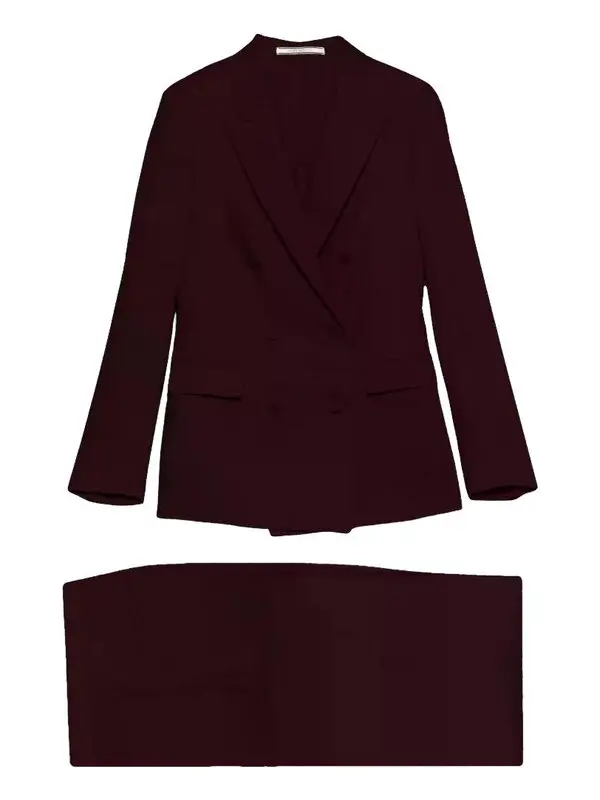 Tagliatore Double-breasted Suit - Red