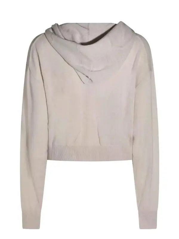 ALLUDE Zip-up Hoodie - Neutrals