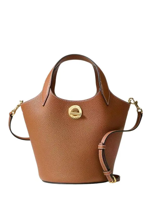 Veronica Beard Anchor Leather Tote Bag - Brown