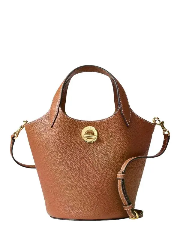 Veronica Beard Anchor Leather Tote Bag - Brown