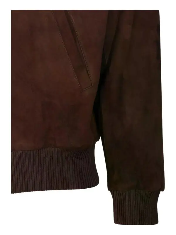 Tagliatore Suede Jacket - Brown