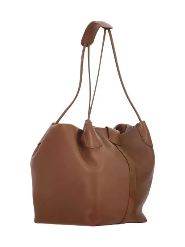 Loro Piana Lambskin Tote Bag - Brown