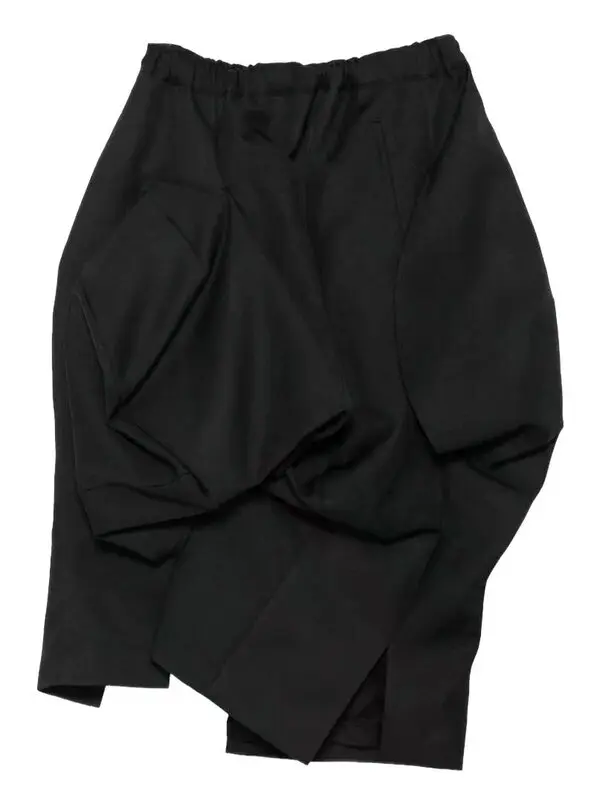 Comme Des Garçons Sculptural Cocoon Midi Skirt - Black