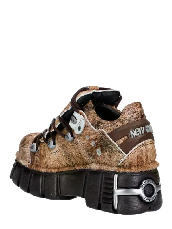 NEW ROCK Chunky-sole Boots - Brown