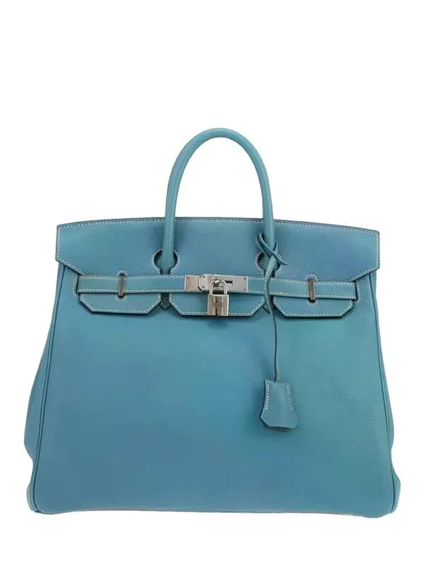 Hermès Haut À Courroies Tote Bag - Blue
