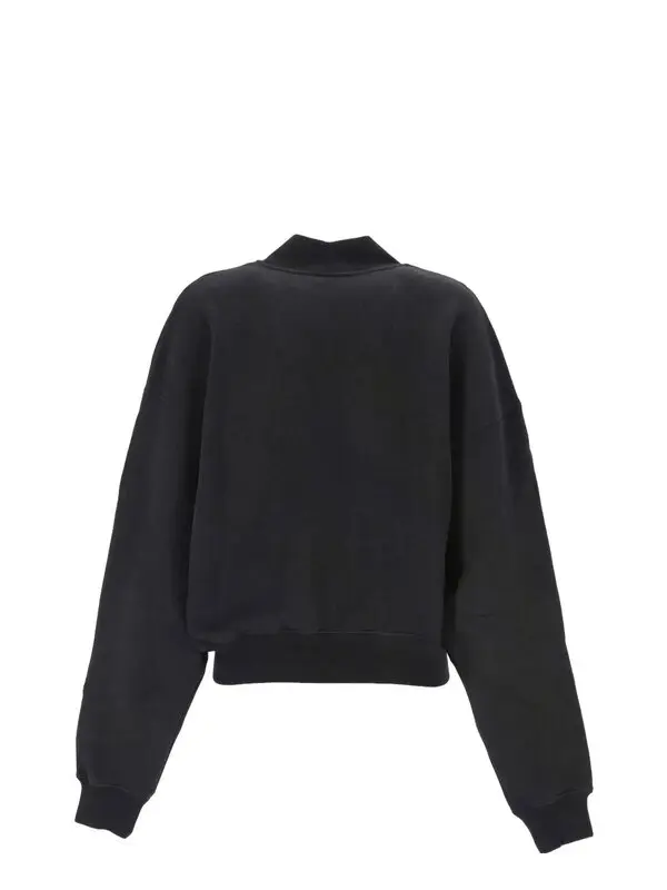 AGOLDE Tess Zip-fastening Sweatshirt - Black