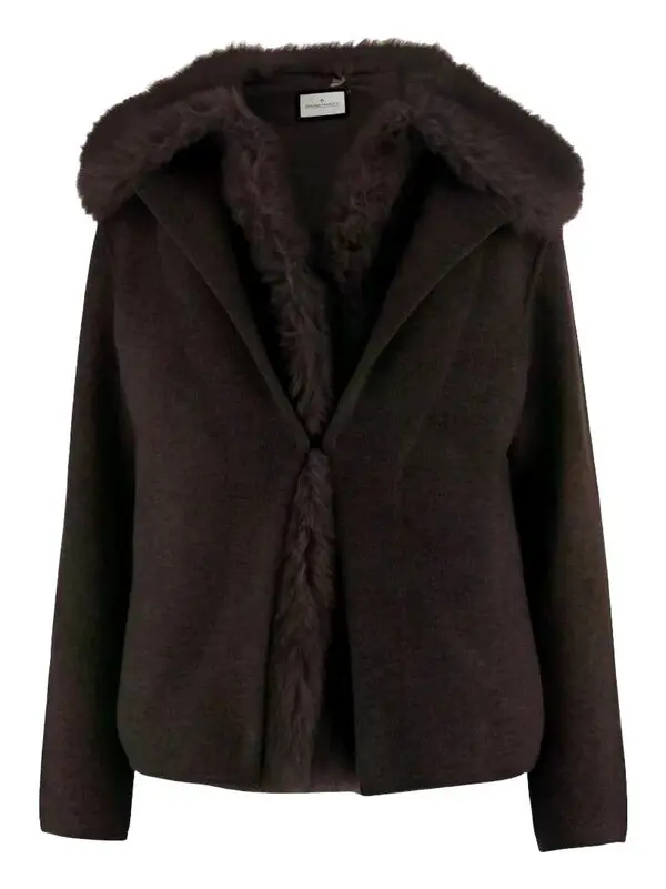 Bruno Manetti Fur-trim Jacket - Brown