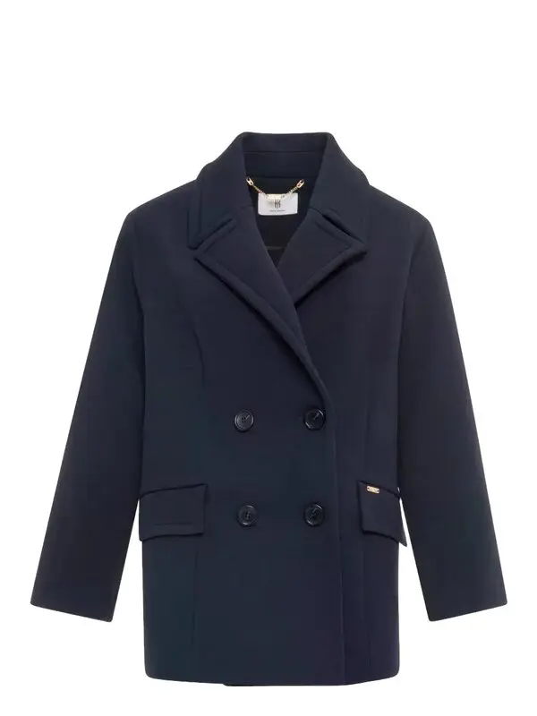 FRACOMINA Double-breasted Coat - Blue