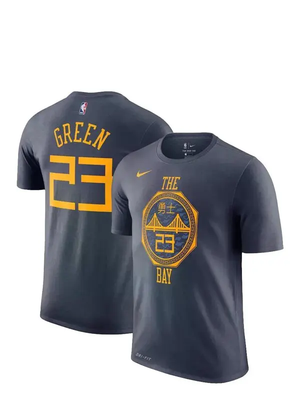 Nike X Gsw The Bay Graphic Print T-shirt - Blue