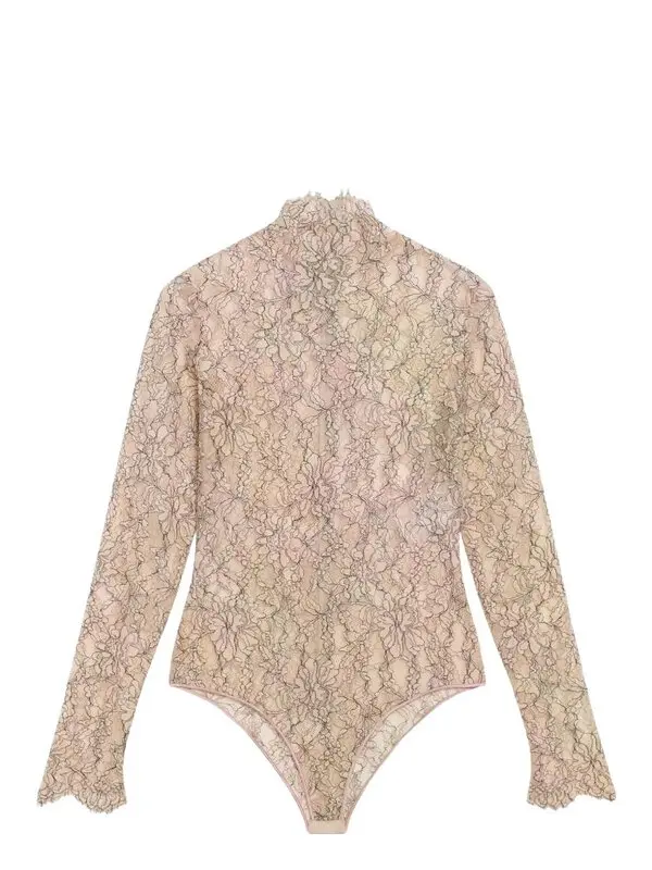 Valentino Garavani Rebrodé Lace Bodysuit - Neutrals