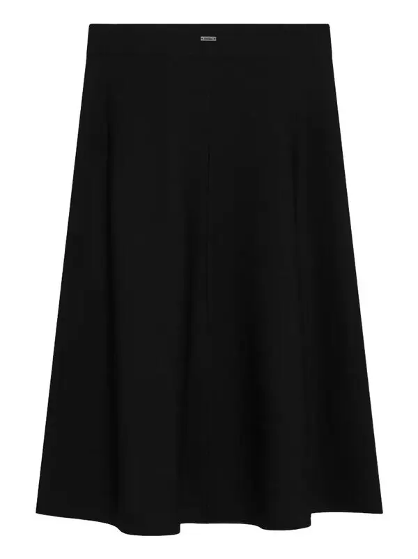 Max Mara Viscose Yarn Skirt - Black