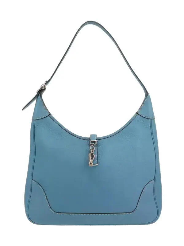 Hermès 1997 35 Trim Shoulder Bag - Blue