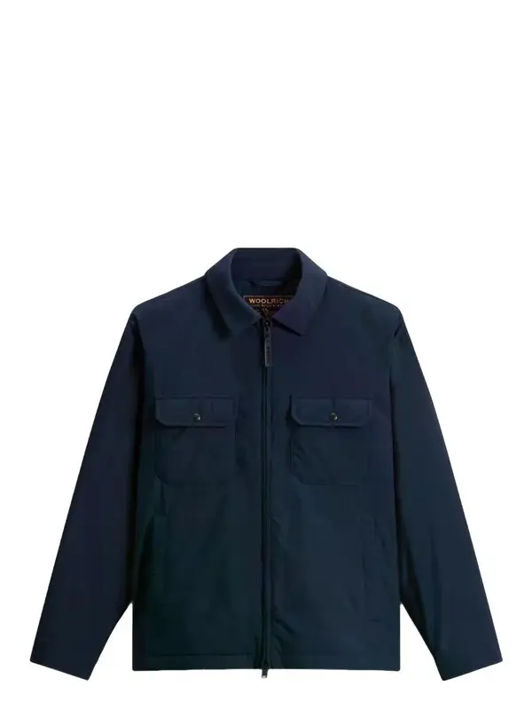 Woolrich Cloud Zip-up Overshirt - Blue