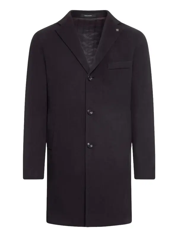Tagliatore Single-breasted Wool Coat - Grey