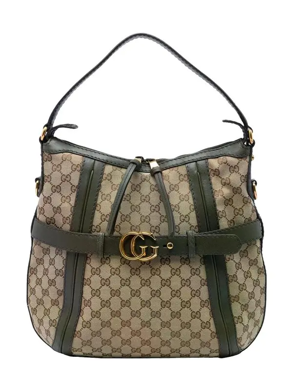 Gucci Gg Canvas Running Satchel - Neutrals