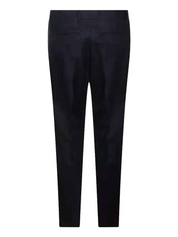 LARDINI Wool Trousers - Blue