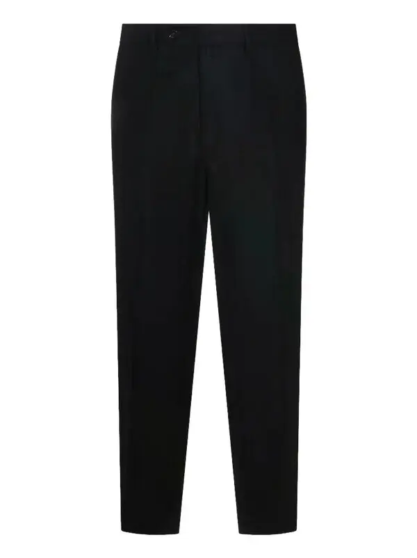 BERWICH Virgin Wool Trousers - Black