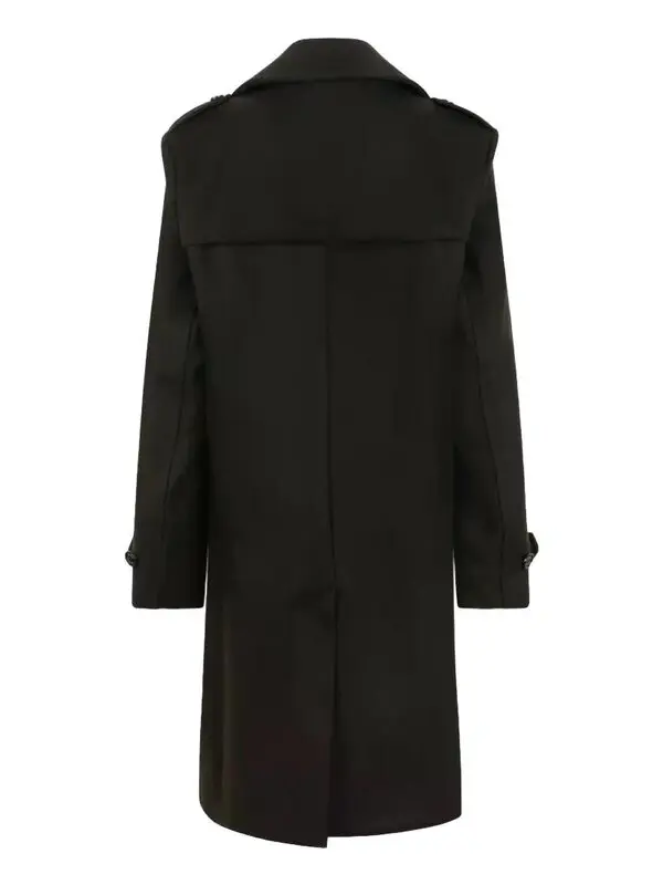 SEALUP Double-breasted Coat - Black