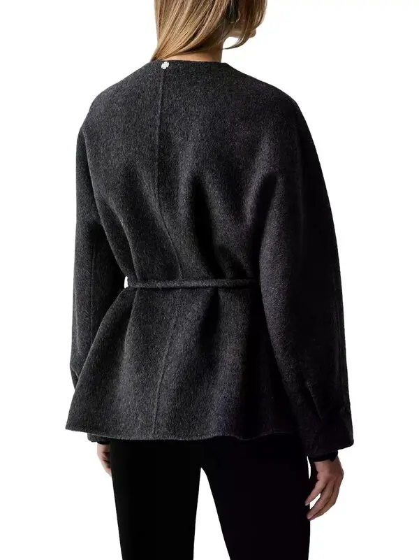 SILVIAN HEACH Belted Patch-pocket Jacket - Grey