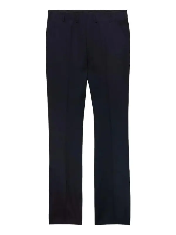 Prada Tailored Wool Trousers - Blue