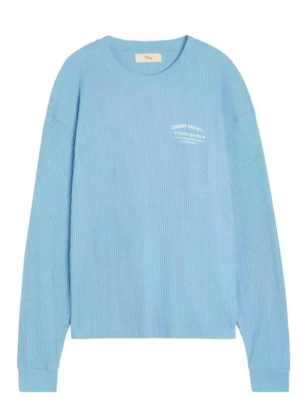 CHERRY LA Ranchwear Long-sleeve T-shirt - Blue
