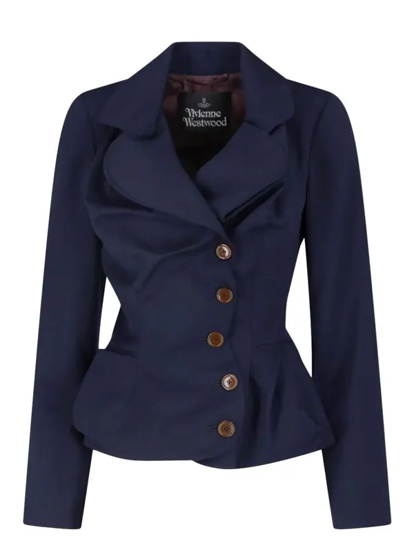 VIVIENNE WESTWOOD Drunken Tailored Jacket - Blue