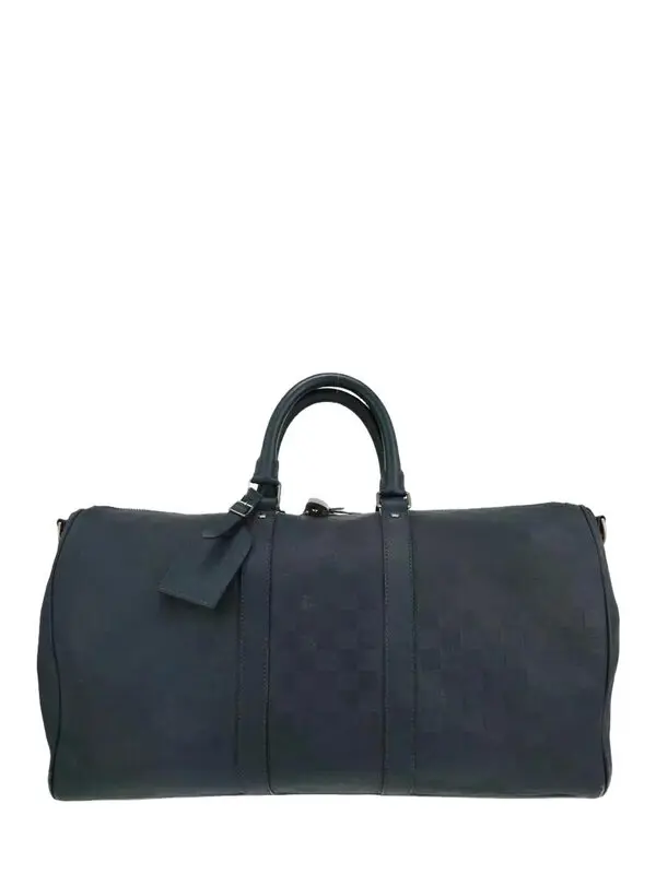 LOUIS VUITTON Damier Keepall Travel Bag - Blue