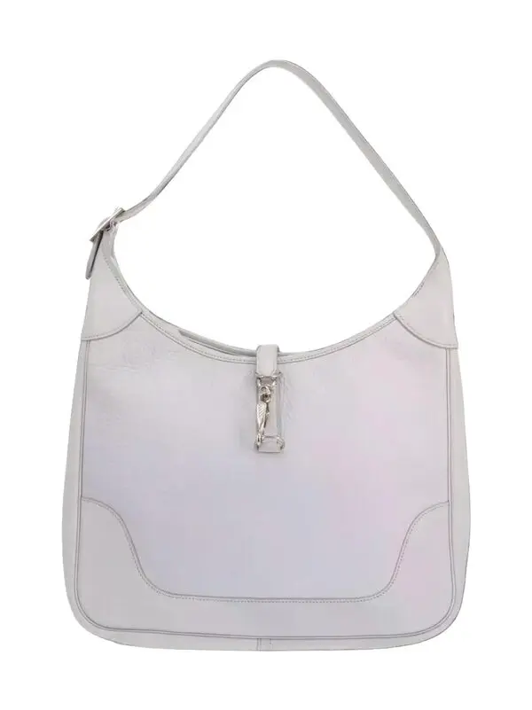 Hermès Trim Togo Leather Shoulder Bag - Blue