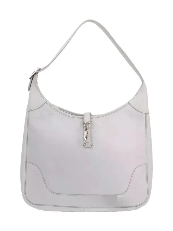 Hermès Trim Togo Leather Shoulder Bag - Blue