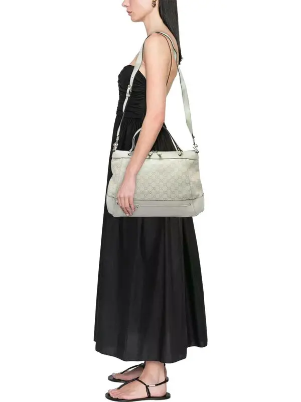 Gucci Guccissima Mayfair Satchel - White