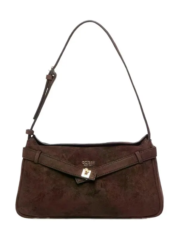 Guess Ella Shoulder Bag - Brown