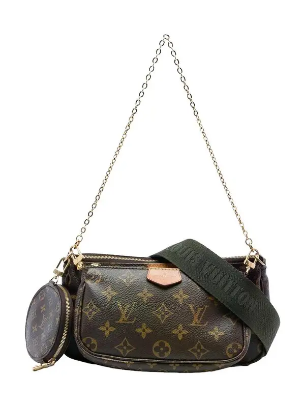 LOUIS VUITTON 2019 Monogram Multi Pochette Accessoires Satchel - Brown